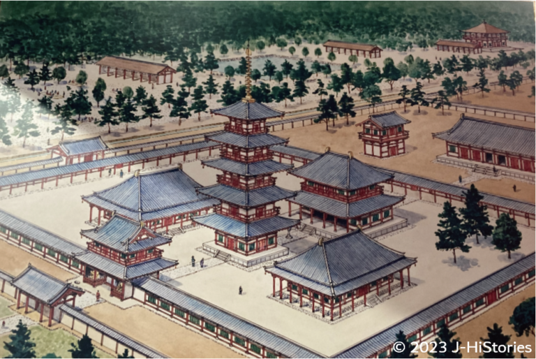 Asukadera, the first full-scale Temple in Japan built by Emperor Suiko ...