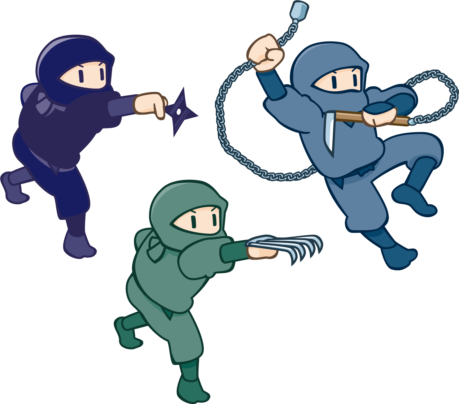 Ninjas, Greatly Active Day and Night on the Front Lines during the ...