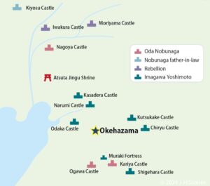 Okehazama Battlefield: Genius, Nobunaga's Victory | jhistories: Japan ...